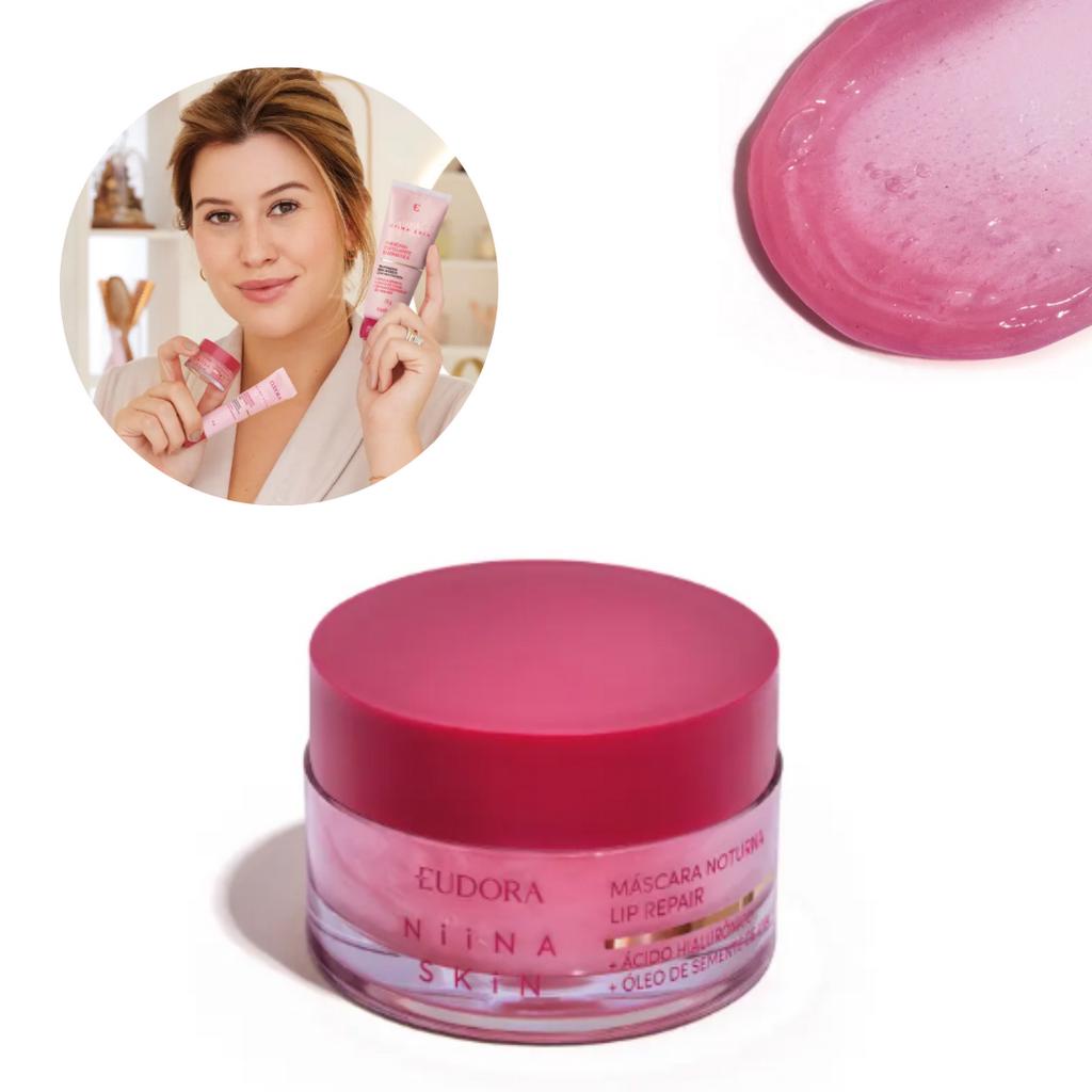 Máscara Labial Noturna Lip Repair Niina Skin 9g | Shopee Brasil