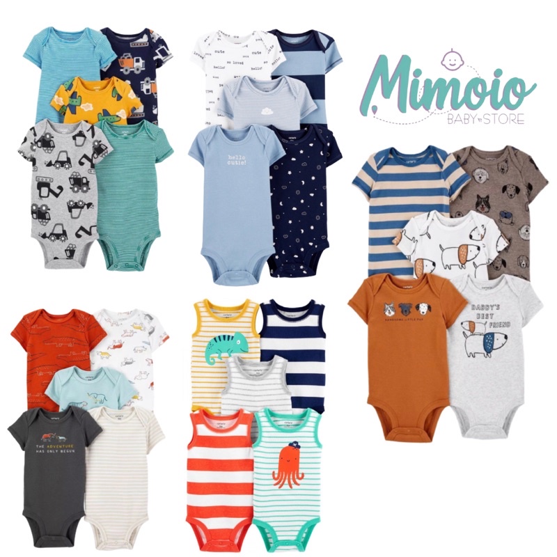 kit body bebê menino 5 peças | Shopee Brasil