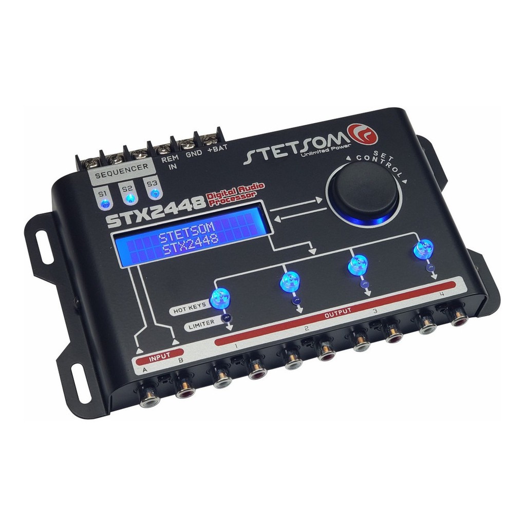 Processador Equalizador Stetsom Stx-2448 C/ Sequenciador | Shopee Brasil