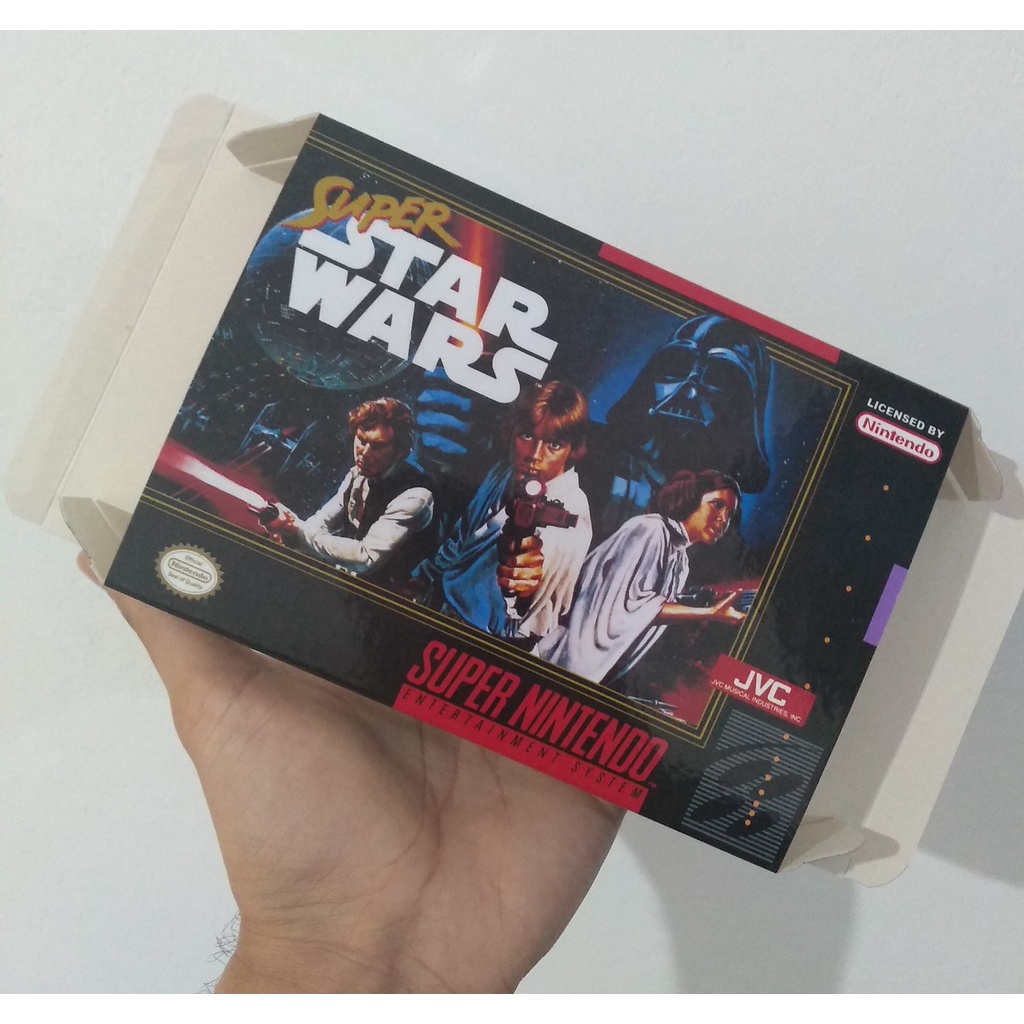 Caixas Star Wars Super Nintendo - Trilogia | Shopee Brasil