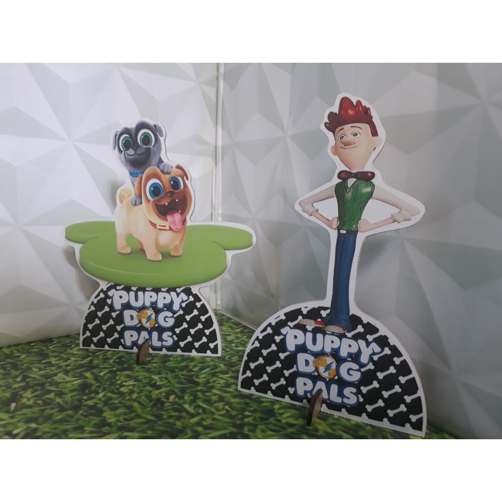 Puppy Dog Pals 6 Displays de Mesa de 15 a 20 cm Madeira Mdf 3mm ...