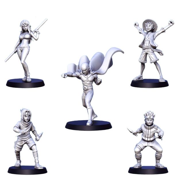 Miniaturas Animes Para Rpg, Zombicide, D&d, Board Games | Shopee Brasil