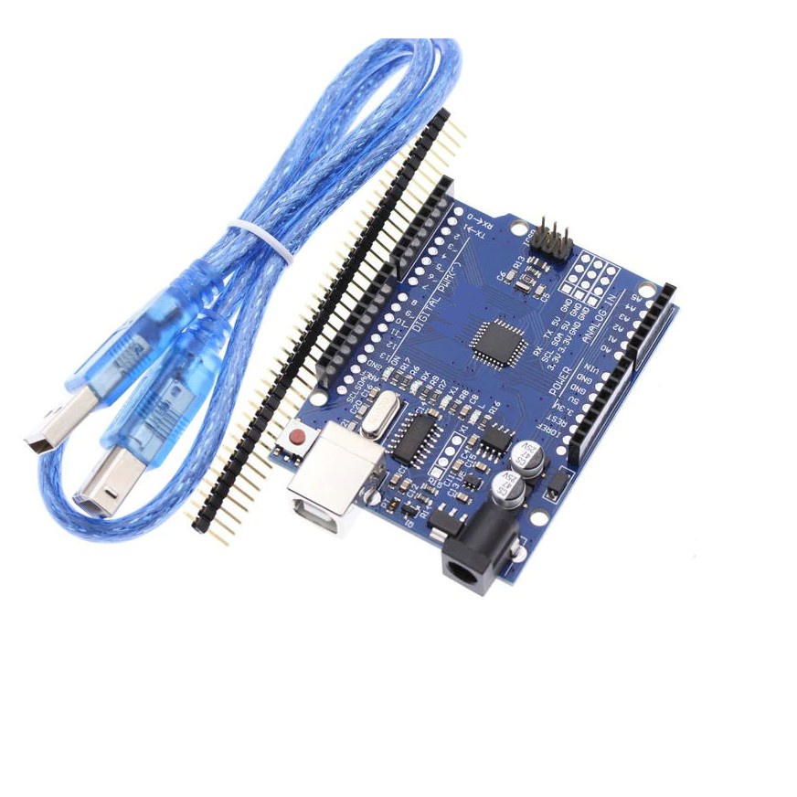 kit Arduino Uno Atmega328p R3 Cabo Usb ref:29 - Faz a Boa!