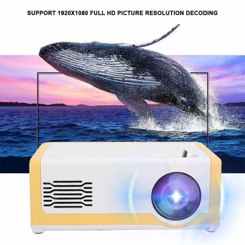 Projetor Infantil M1 Mini 1080P Portátil Sem Fio/Casa/Celular Para ...