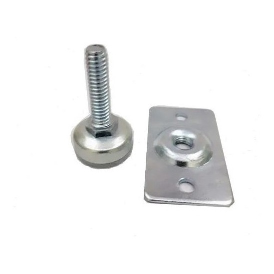 Sapata Niveladora 1/4 20mm Com Chapa 04 Unidades | Shopee Brasil
