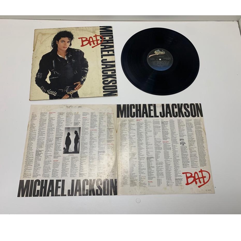 Disco vinil LP Michael Jackson Bad 1987 original | Shopee Brasil