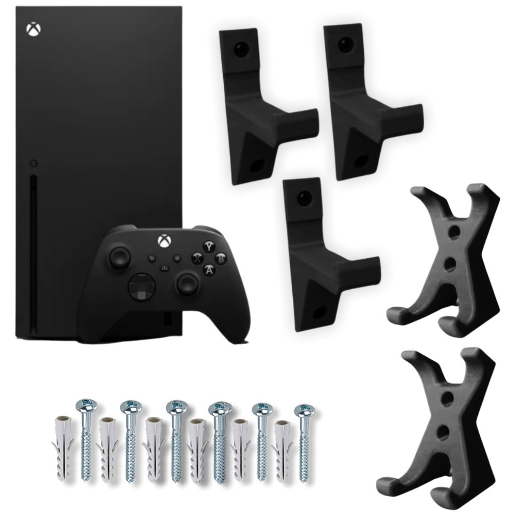 Kit Suporte Apoio Parede Console Suporte Controle Xbox One X Shopee Brasil