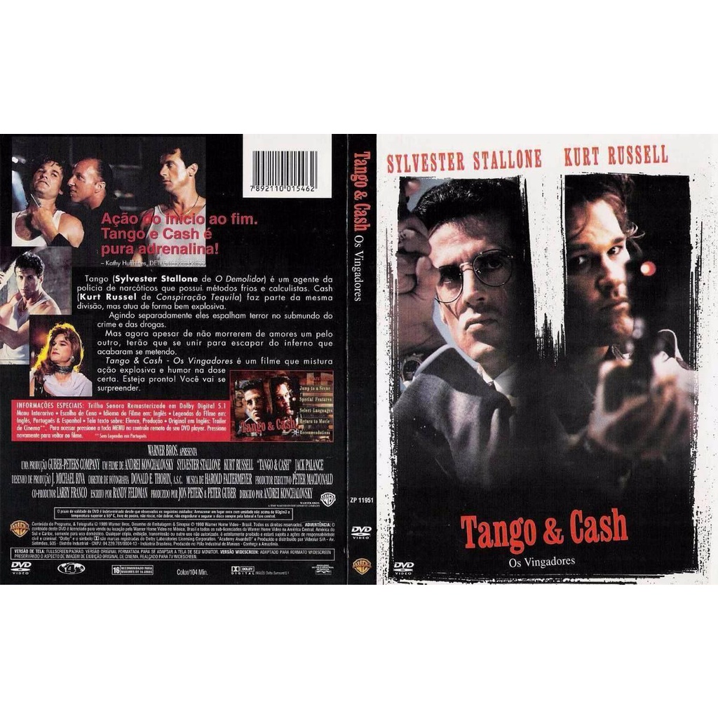 TANGO E CASH - OS VINGADORES (1989) | Shopee Brasil