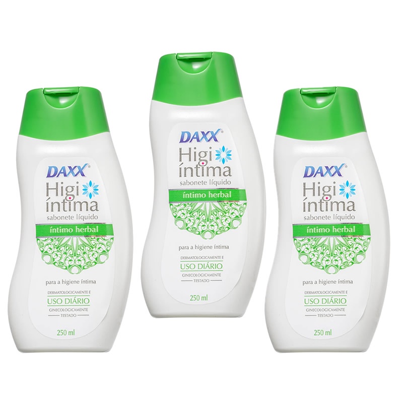 Sabonete Líquido Íntimo Higi Mulher Herbal - 250ml - Kit 3un | Shopee ...