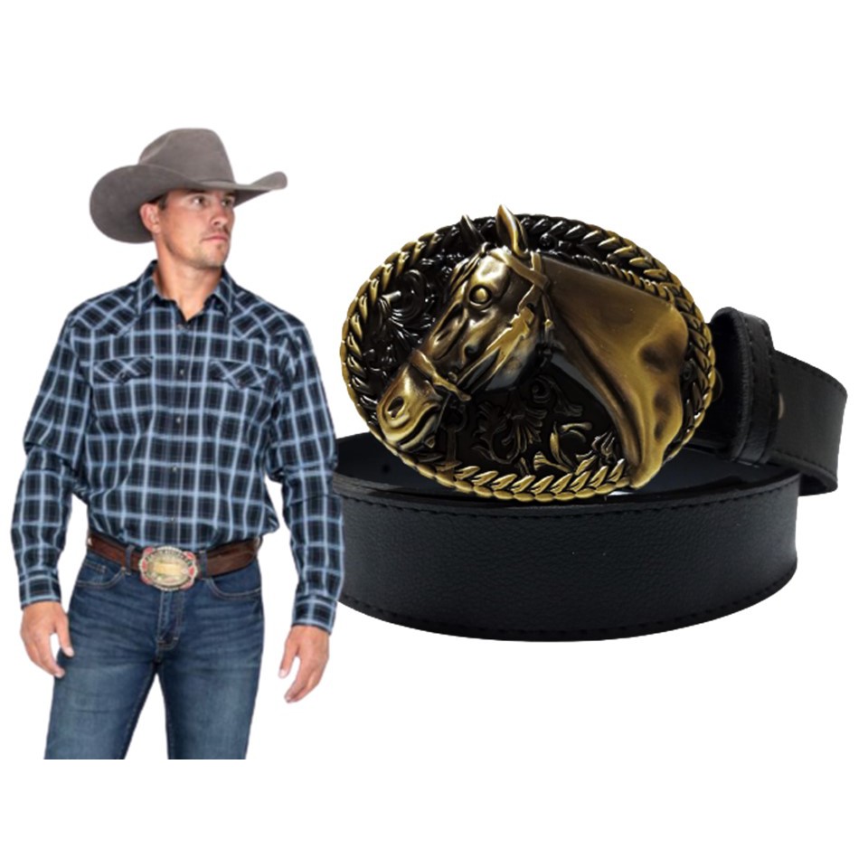 Cinto Fivela Country Masculino Cowboy Rodeio festa junina São João ...