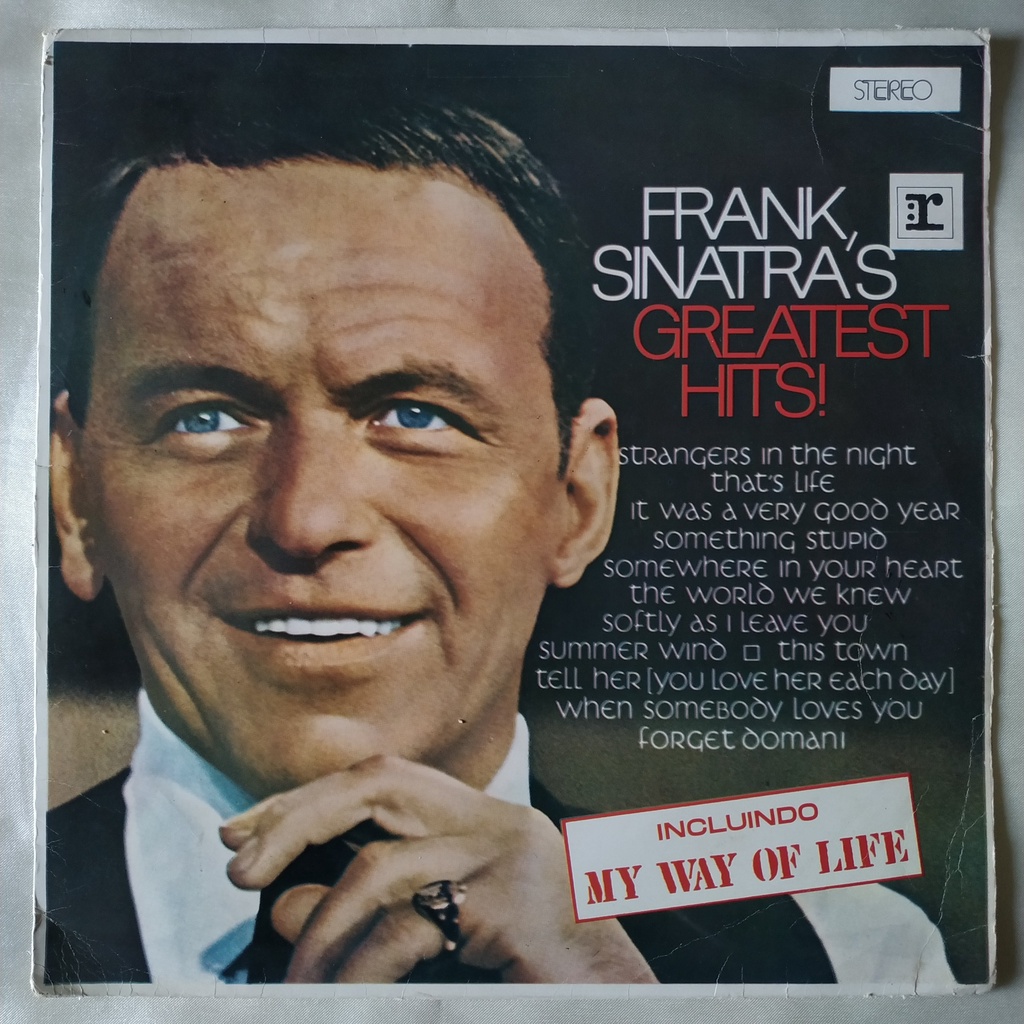 DISCO DE VINIL LP - FRANK SINATRA – FRANK SINATRA'S GREATEST HITS (1973 ...