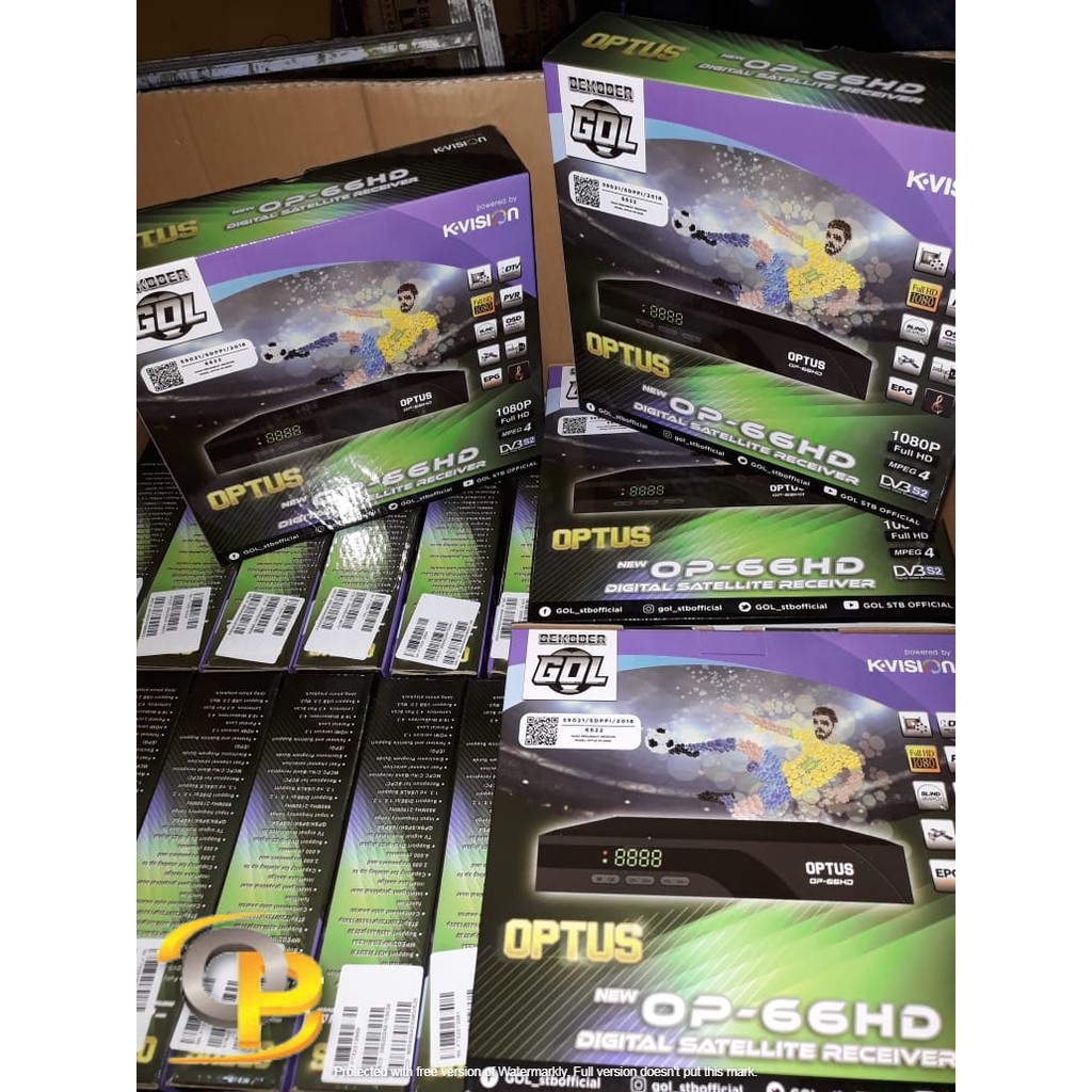 Receptor Hd 66 Optus (power By Kvision) | Shopee Brasil