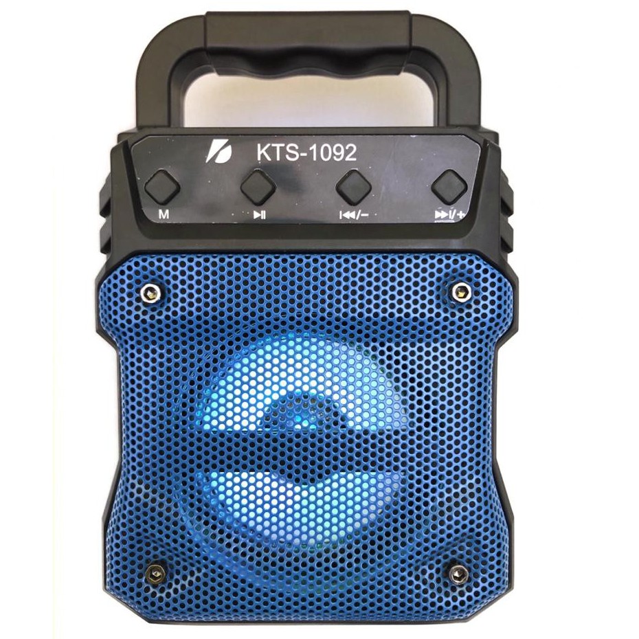 Caixa Som Potente Bluetooth Portátil Sem Fio Radio Fm Led KTS-1092 ...