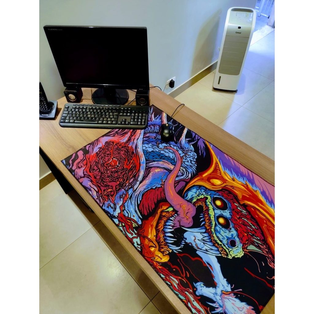Mousepad Gamer hiper Grande - TEMA HYPER BEAST - ESCOLHA O TAMANHO ...