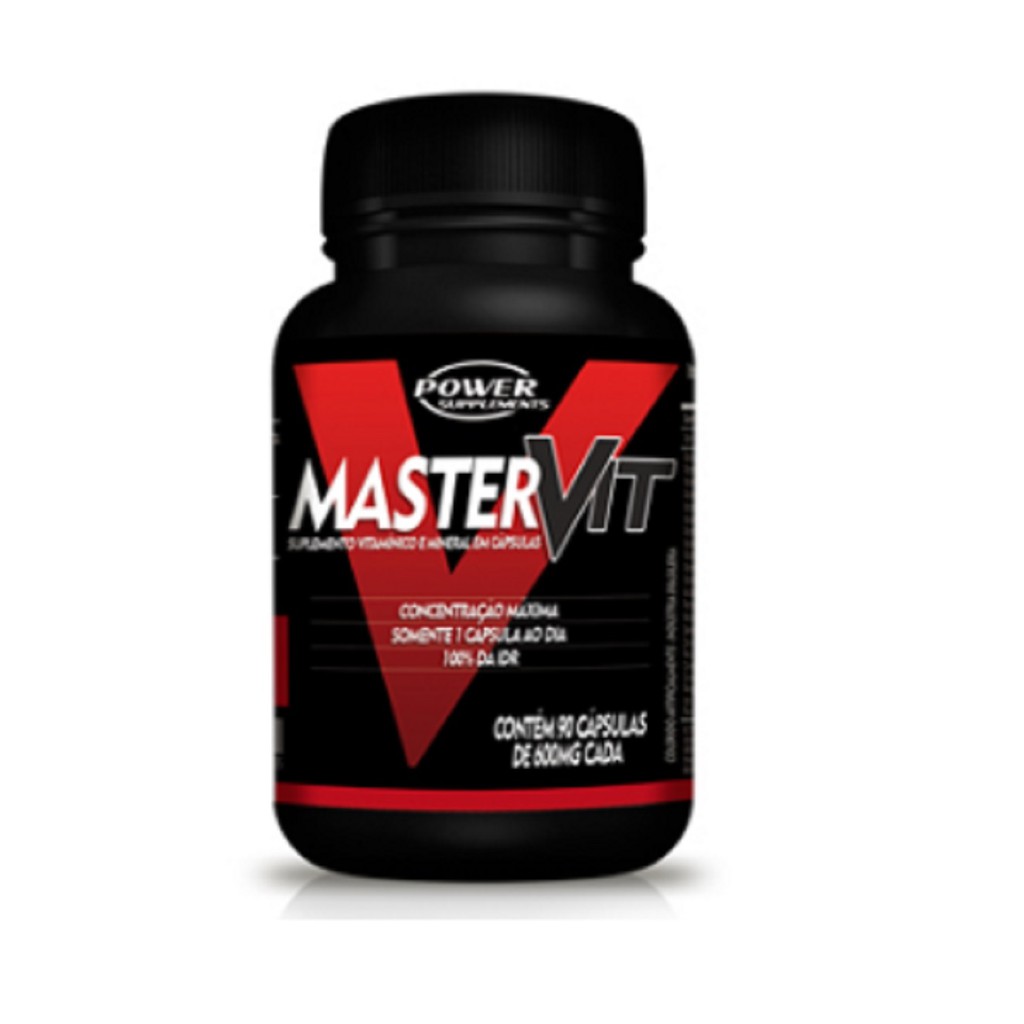 Multivitamínico Master Vit 90 caps - Power Suplements | Shopee Brasil