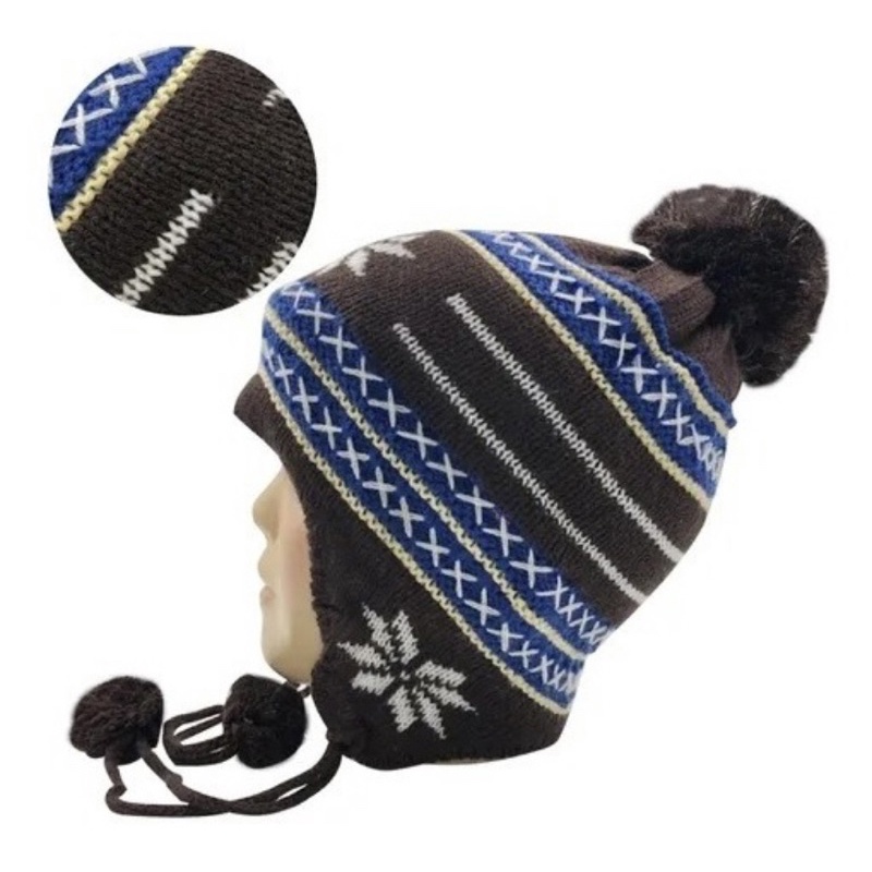 Touca Gorro Peruana de Inverno Estilo Chaves Tapa Orelha | Shopee Brasil