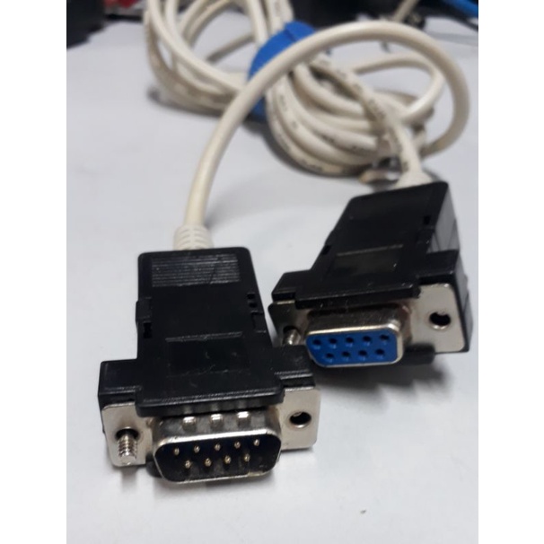Cabo Serial Rs232 Db9 Femea X Macho dc3175 Rev 2.1 | Shopee Brasil