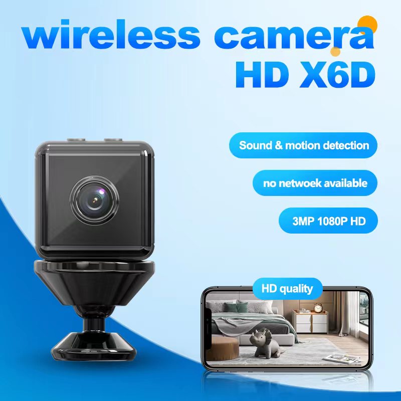 (100 % original) X6D mini Câmera HD 1080 P Espiã Escondida Sem Fio Ip ...