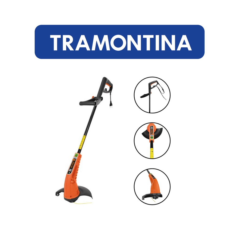 Aparador De Grama Tramontina Ap1000t 1000w Cor Laranja E Preto 127v ...