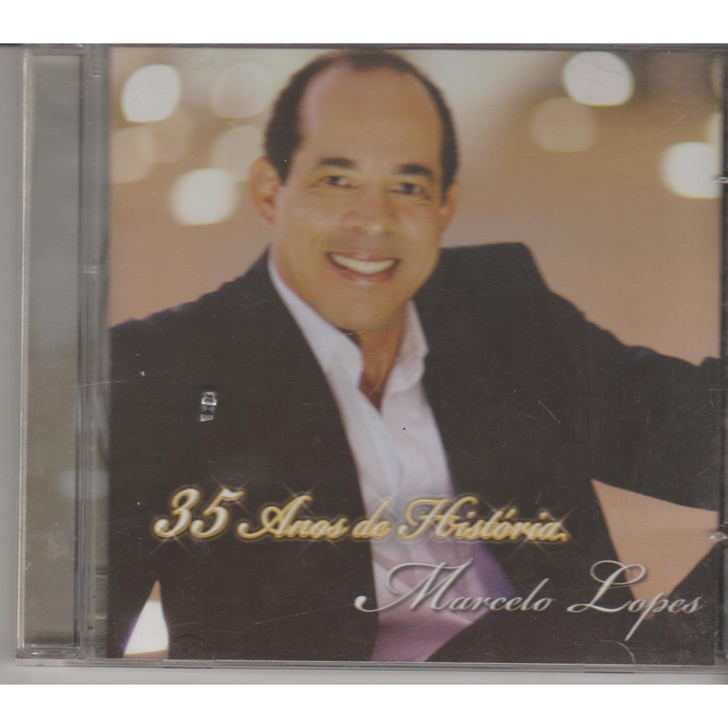 Cd Marcelo Lopes 35 Anos De História, Original, Seminovo | Shopee Brasil