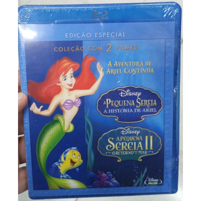 Blu-ray A Pequena Sereia - A História de Ariel + A Pequena Sereia 2 - O Retorno Para o Mar (Novo ...
