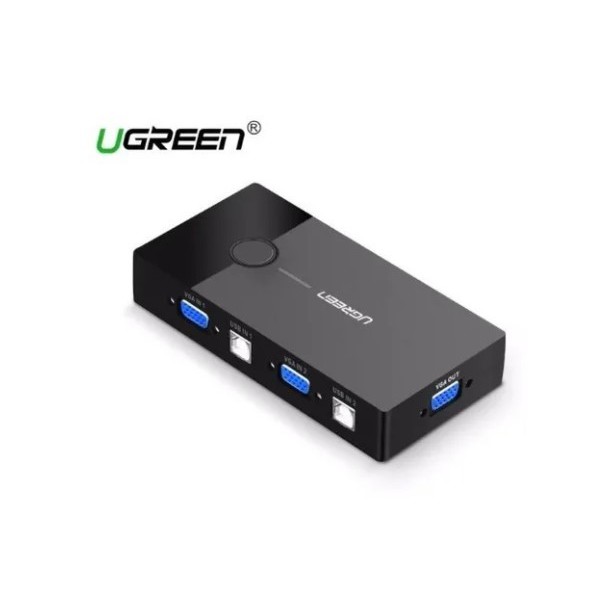 Ugreen Usb Switch Splitter 2 Portas Modulo Ugreen Usb Vga | Shopee Brasil