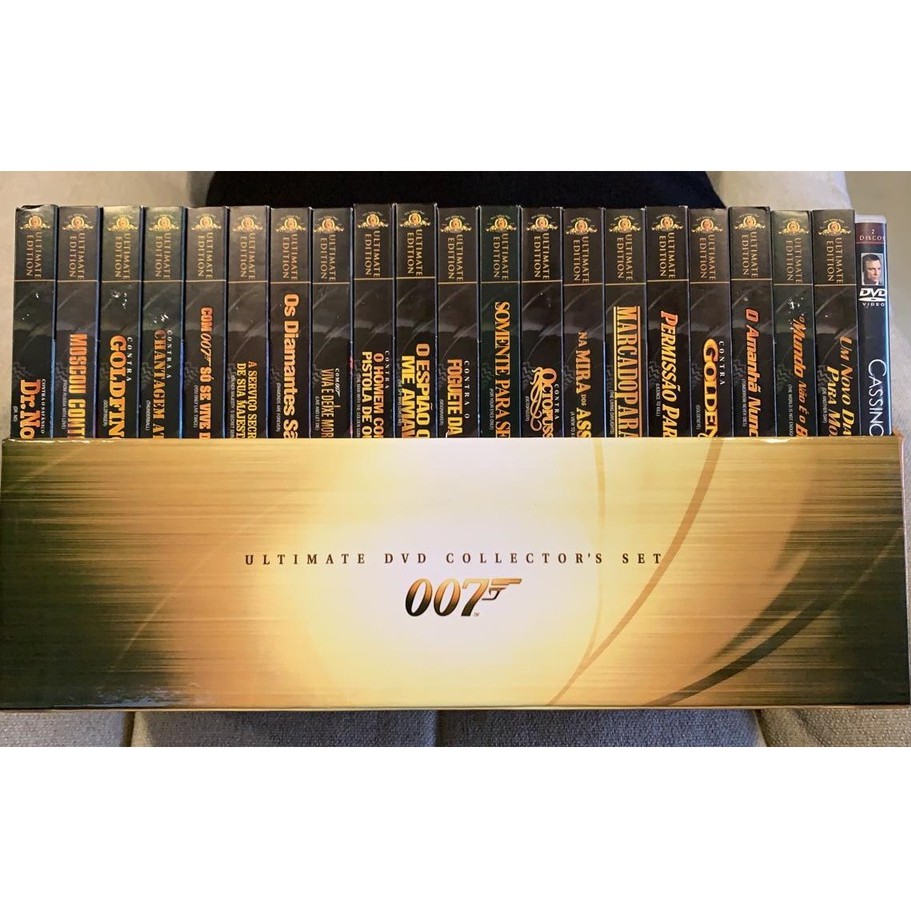 Box 21 filmes 007 James Bond Ultimate Collector's - Dvds Duplos RARÍSSIMO!!! | Shopee Brasil