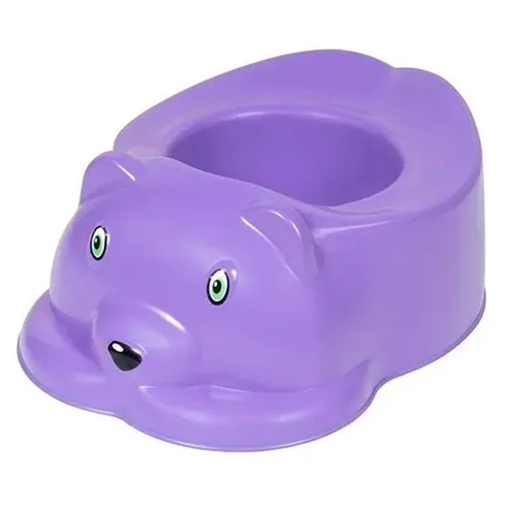 Penico Infantil Troninho Educativo Urso Lilás Menina - Styll | Shopee ...