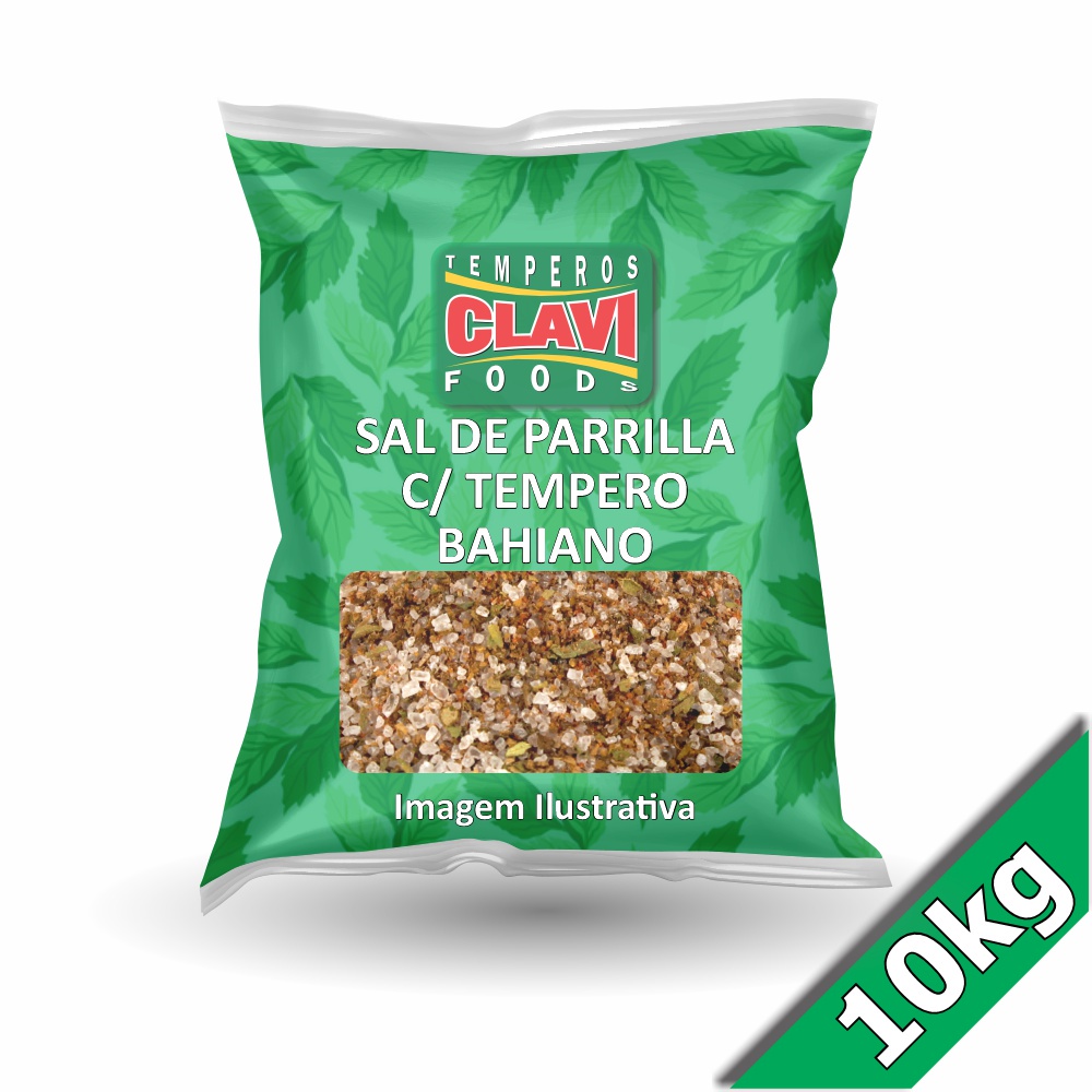 Tempero Baiano com Sal de Parrilla 10Kg | Shopee Brasil