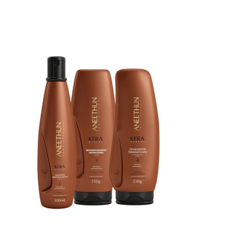 Kit Linha Aneethun Kera System | Shopee Brasil