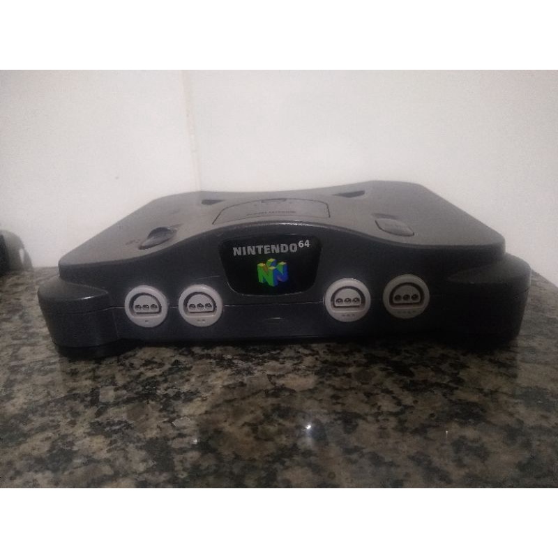 Nintendo 64 Modelo NUSM BRA Funcionando Detalhe Descrição | Shopee Brasil