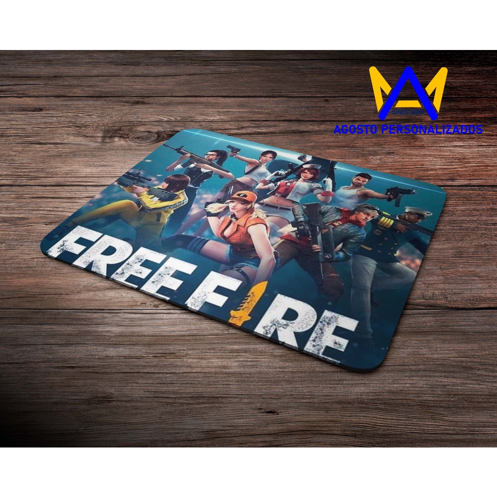 MOUSE PAD PERSONALIZADO-FREE FIRE | Shopee Brasil