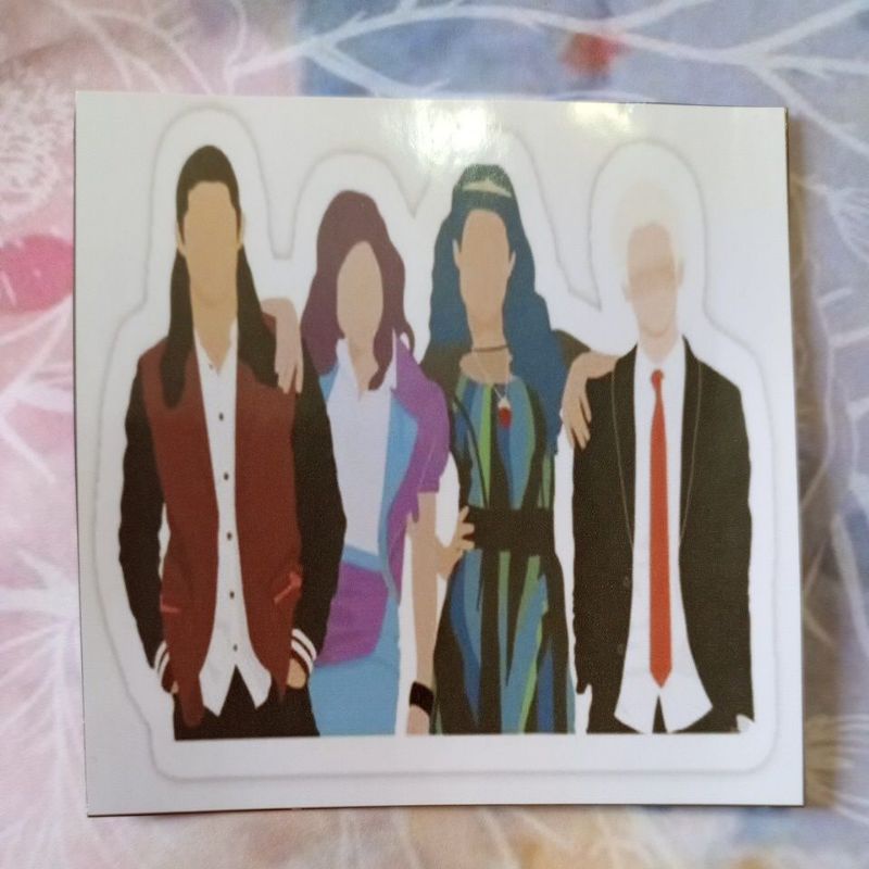 Adesivo/Sticker do filme Descendentes, Carlos, Jay, Mal e Eve | Shopee ...