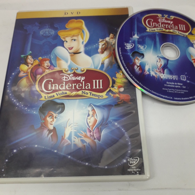 DVD - Cinderela 3 Uma Volta do Tempo Walt ( Disney )- Original | Shopee ...