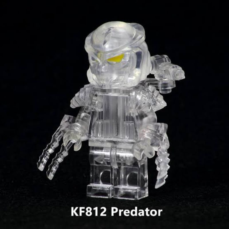 Lego Cicatriz Minifigure Transparente AVP Predador DinoSwat Hulk ...