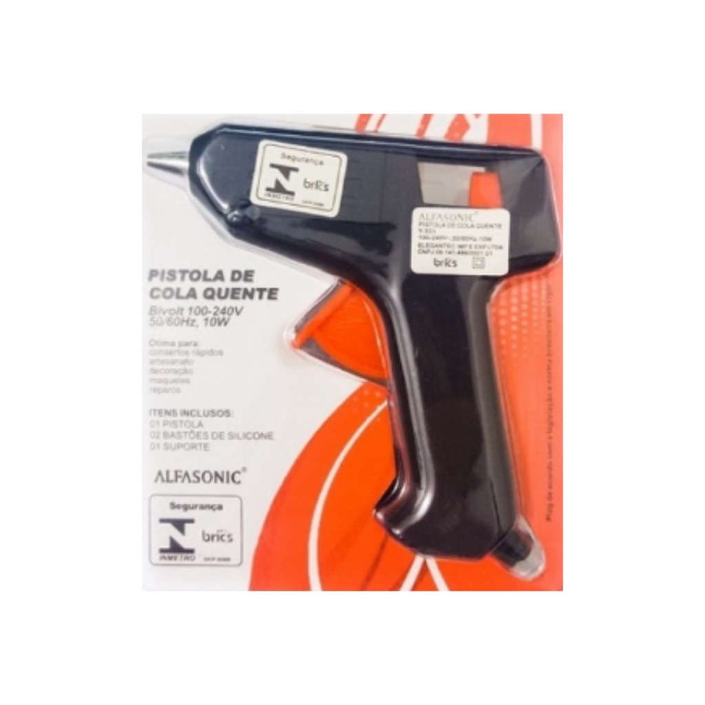Pistola de Cola Quente Grande Alfasonic | Shopee Brasil