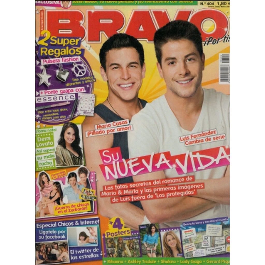 REVISTA BRAVO, DE Nº404, COM MARIO CASAS & LUIS FERNÁNDEZ NA CAPA ...