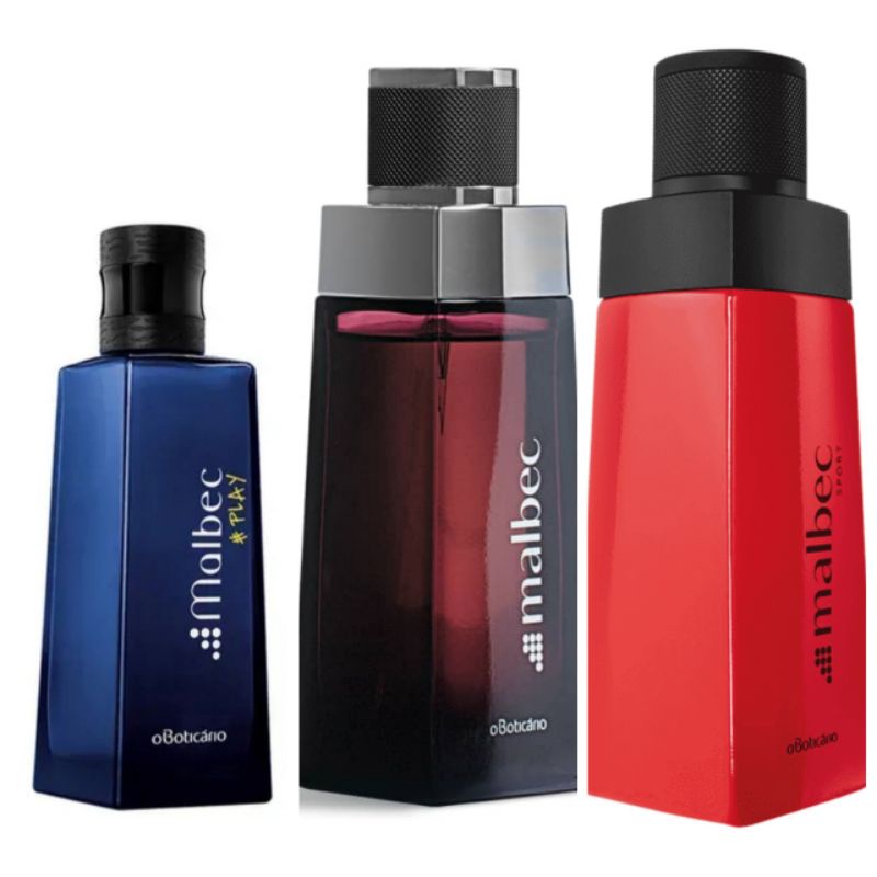 Perfume Malbec Desodorante Colônia - Malbec Sport - Malbec Play -O BOTICÁRIO | Shopee Brasil