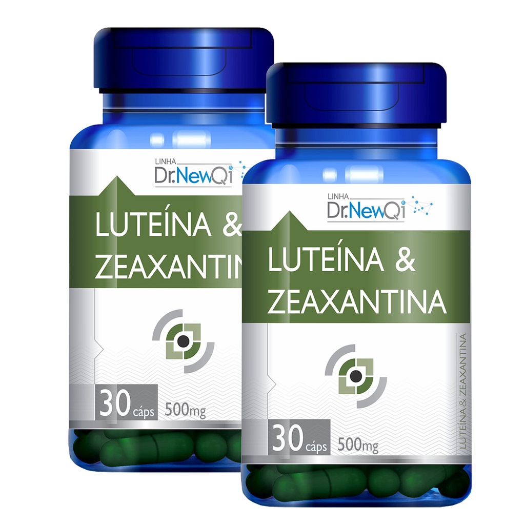 Luteina e Zeaxantina 500mg 30 Cáps Upnutri Dr NewQI Kit X2 | Shopee Brasil