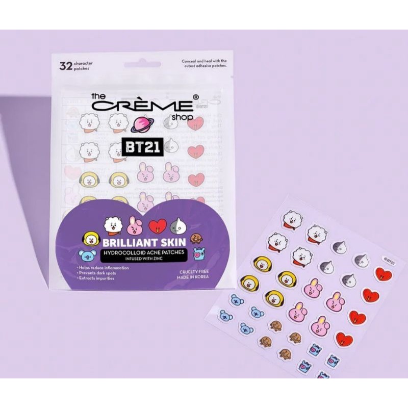Adesivo acné BT21/BTS/The crème | Shopee Brasil