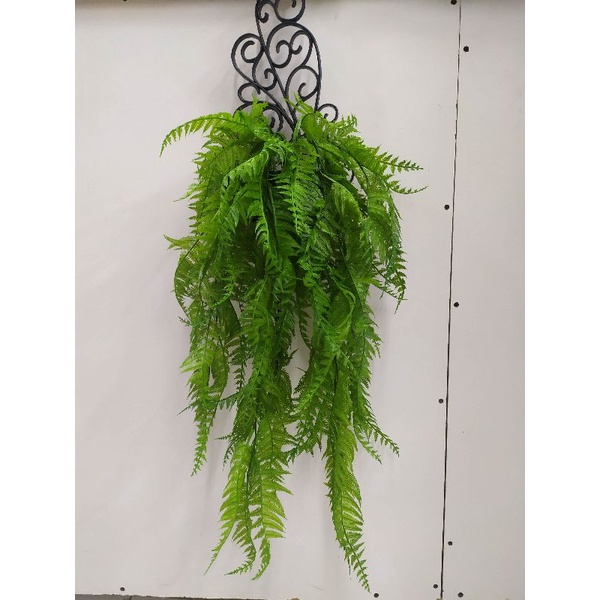 Arranjo de Parede c/Samambaia Pendurada Verde Artificial Varanda p ...