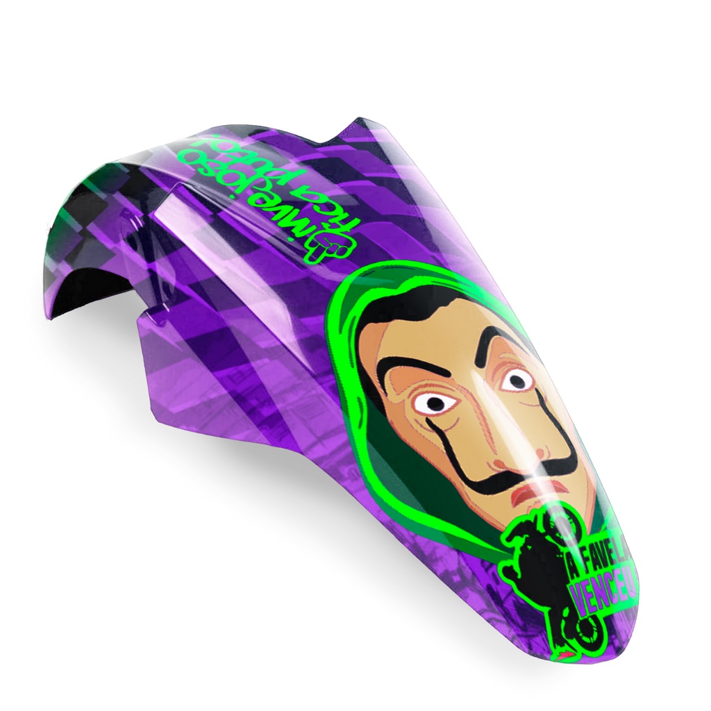 Adesivo de Para lama de Moto Personalizado Animes Marvel Stikers ...