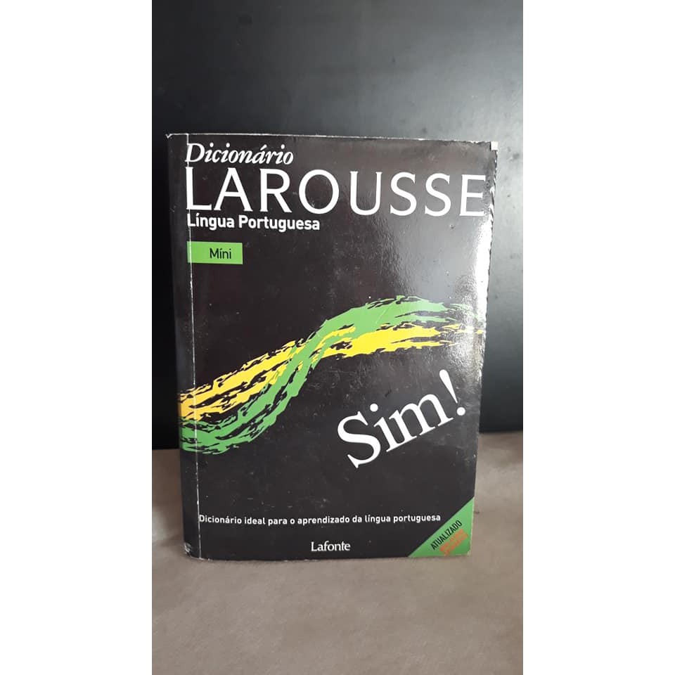 Mini Dicionário Larousse - Língua Portuguesa | Shopee Brasil