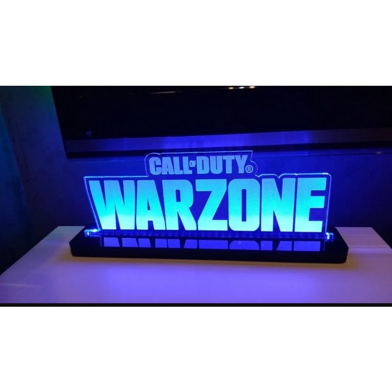 Luminária de mesa LED - Warzone | Shopee Brasil