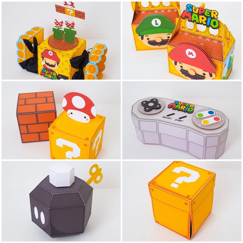Kit 30 Itens Super Mario Bros 3d | Shopee Brasil