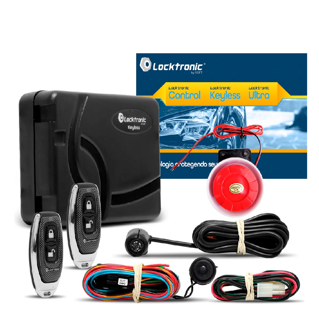 Kit Alarme Automotivo Soft Locktronic Control Universal | Shopee Brasil