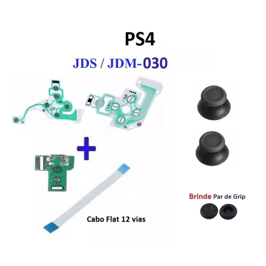 Kit Peças Controle PS4 JDS / JDM-030 | Shopee Brasil