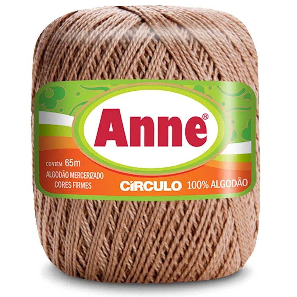 Linha Anne 65 circulo Cor Amêndoa 7650 | Shopee Brasil