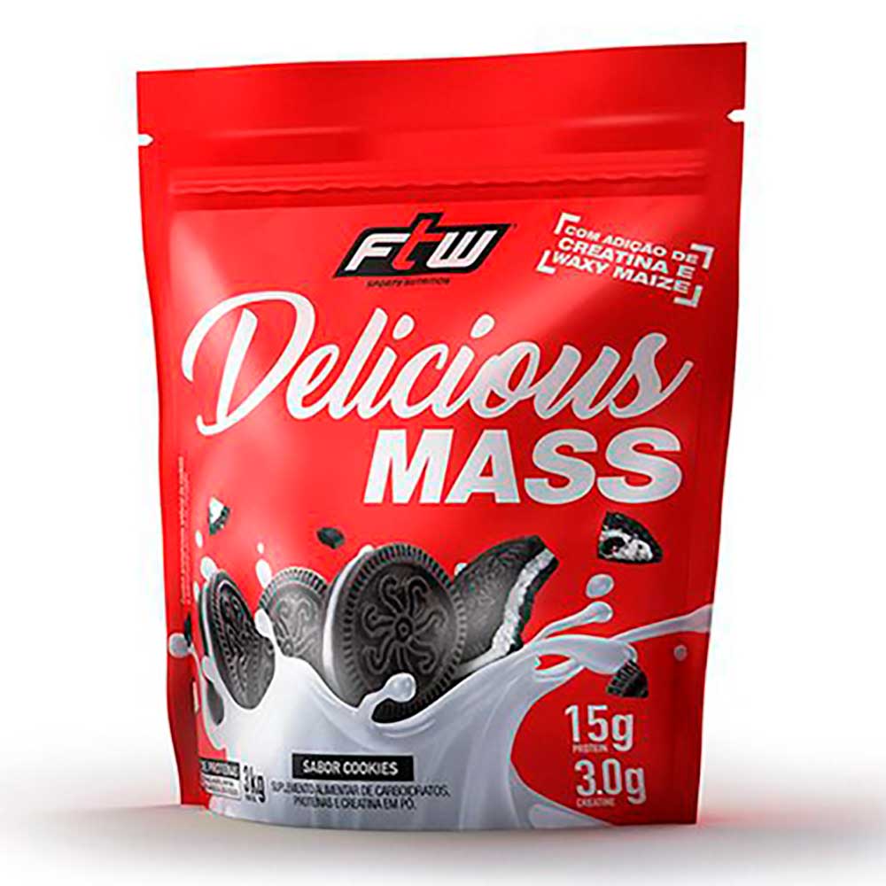 Delicious Mass Sabor - Cookies - 3kg - Ftw | Shopee Brasil