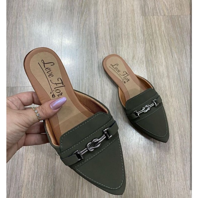 Mule Sapatilha Sapato Muller Sandalia Peça Delicada Feminino Sapato ...